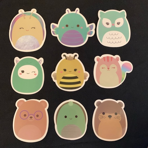 Squishmallows | Accessories | Squishmallows Animals Sticker Lot | Poshmark